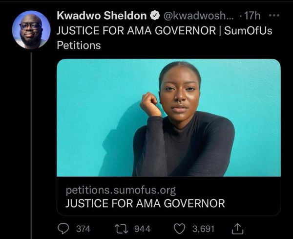Call to the Bar on Hold, A Ghanaian YouTuber’s ( Ama Governor) Plight