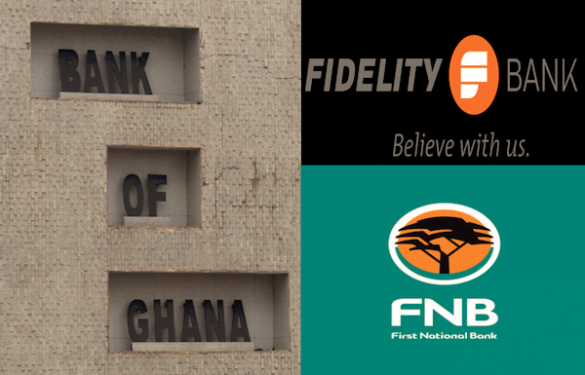Bank of Ghana Suspends Fidelity Bank and First National Bank from Forex Trading for 30 Days